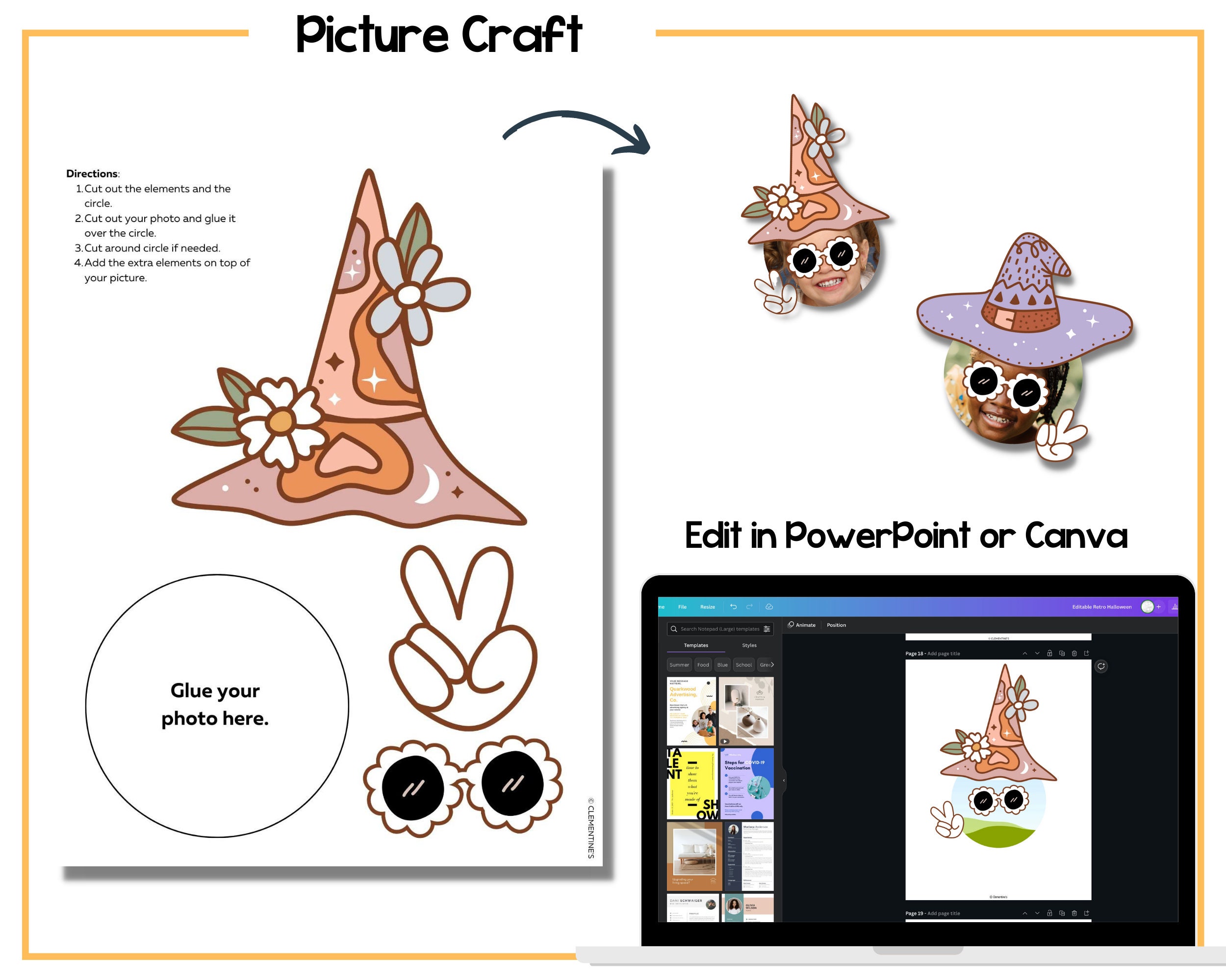 Retro Groovy Halloween Classroom Decor and Bulletin Board Kit - Etsy