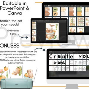 Capybara Classroom Decor Kit | Editable Bulletin Board Set With Posters ...