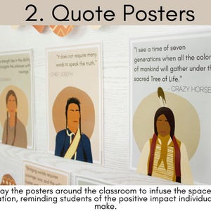 Native American Heritage Month BUNDLE - Biography & Quotes Posters ...