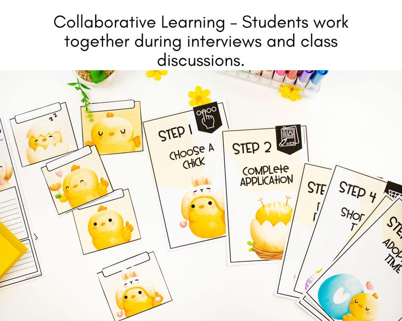 Adopt a Chick Project Based Learning, Printable Spring and Easter ...
