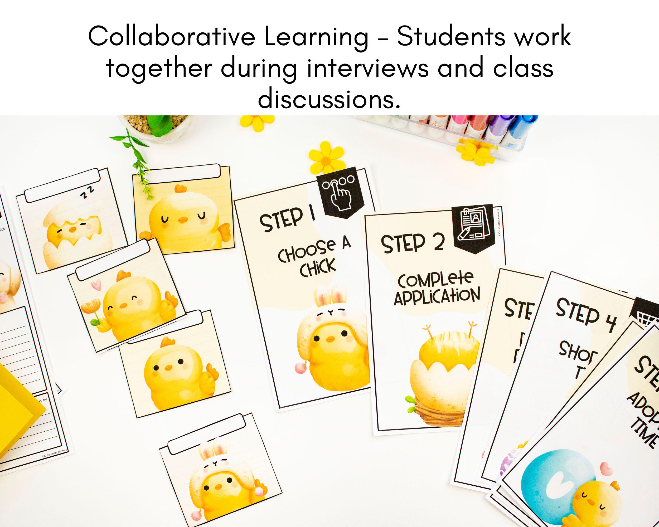 Adopt a Chick Project Based Learning, Printable Spring and Easter ...