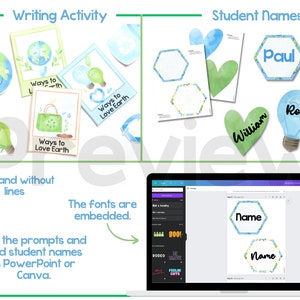 Earth Day Watercolor Bulletin Board – Classroom Decor With Editable ...