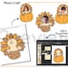 Thanksgiving Little Turkeys Bulletin Board, Printable Classroom Kit ...