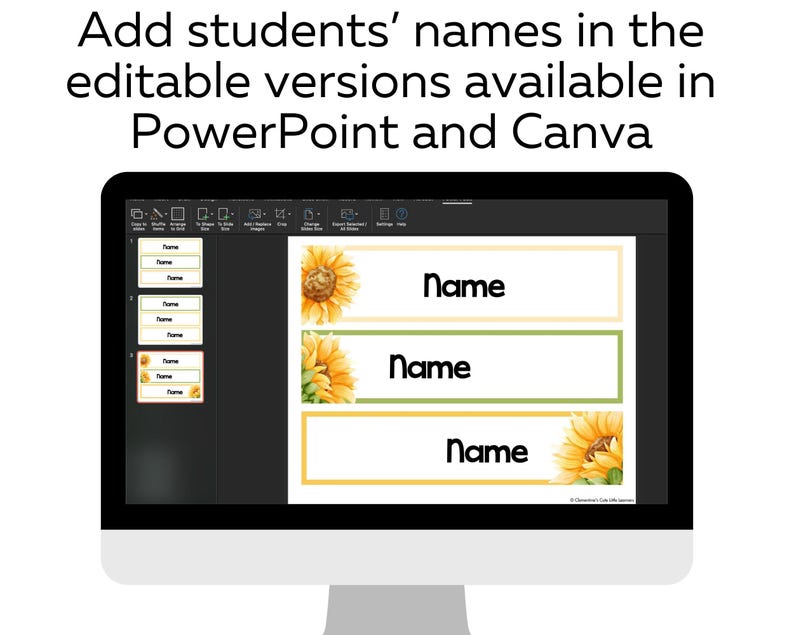 Sunflower Birthday Display, Editable Birthday Bulletin Board ...