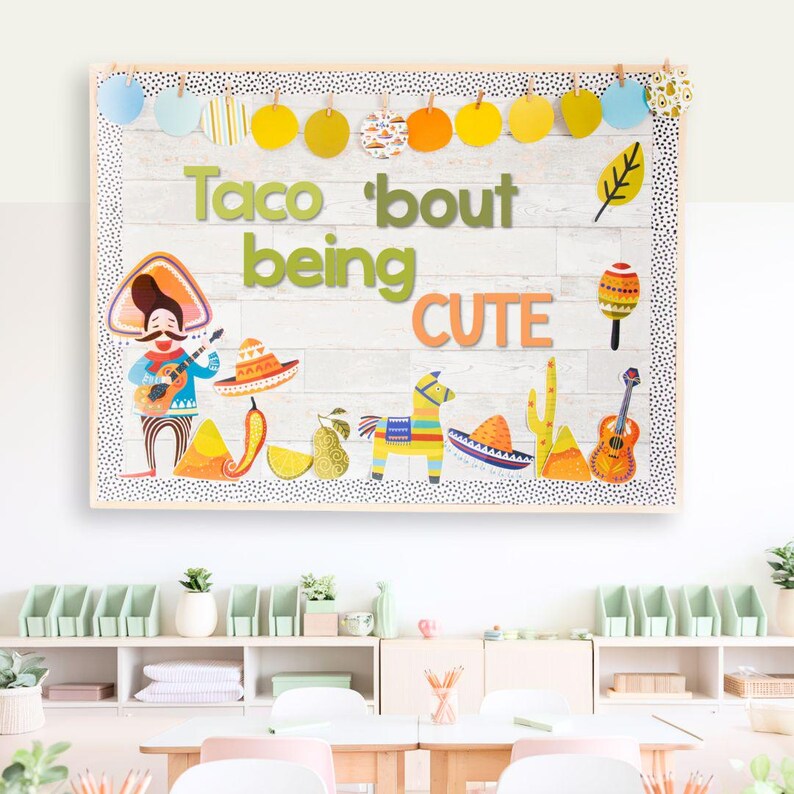 Cinco De Mayo Bulletin Board – Interactive Classroom Decor With ...