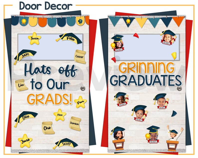 Graduation and End of Year Bulletin Board & Interactive Classroom Decor ...