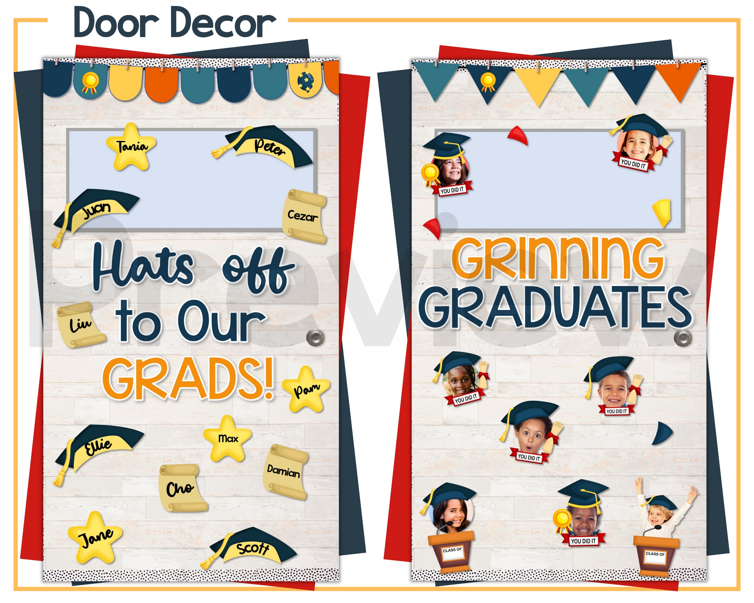 Graduation and End of Year Bulletin Board & Interactive Classroom Decor ...