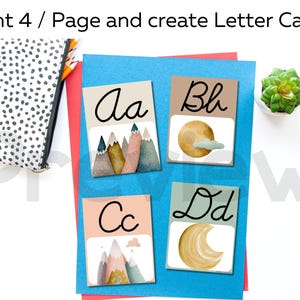 Twilight Mountains Themed Alphabet Posters for Classroom Decor ...