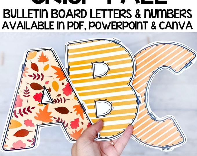 Fall Bulletin Board Letters, Fall Tshirt Design, Alphabet Letters, Fall ...