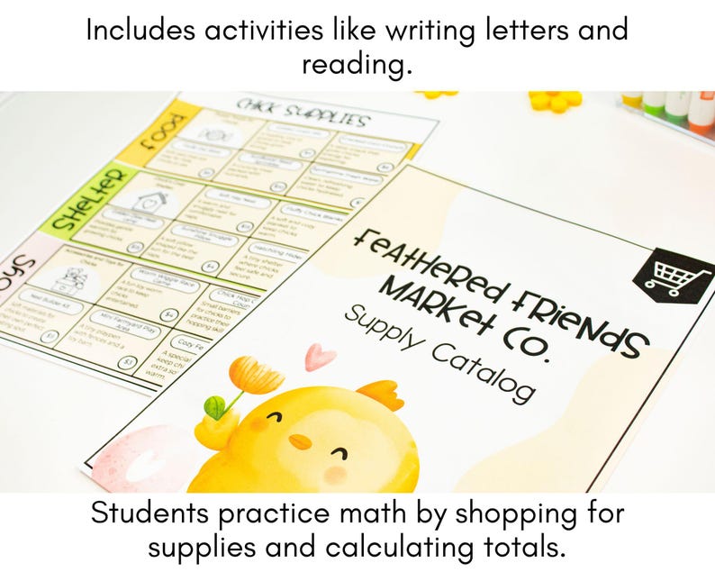 Adopt a Chick Project Based Learning, Printable Spring and Easter ...