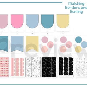 Hot Air Balloons Spring Bulletin Board & Interactive Classroom Decor ...