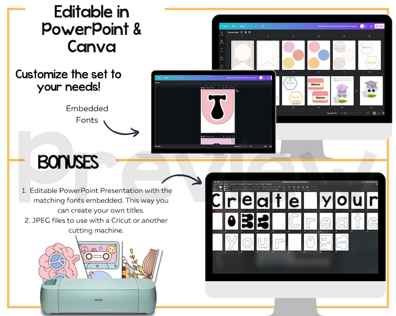 Retro Groovy Back to School Classroom Decor and Bulletin Board Kit ...