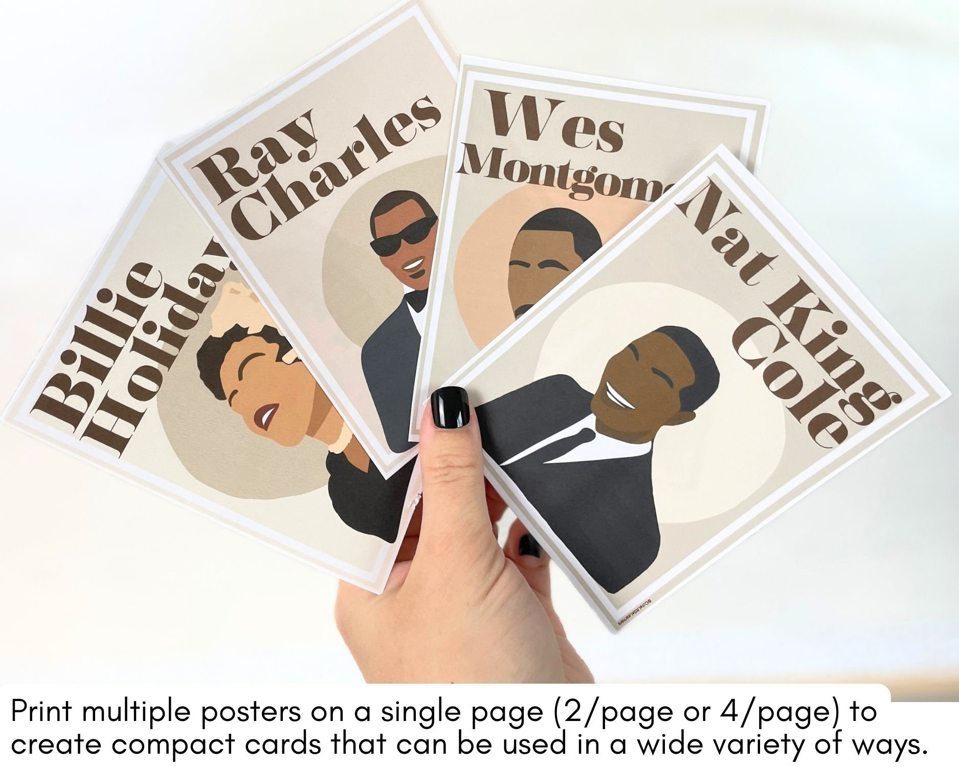 Printable Jazz Musicians Posters – Classroom and Music Room Bulletin ...