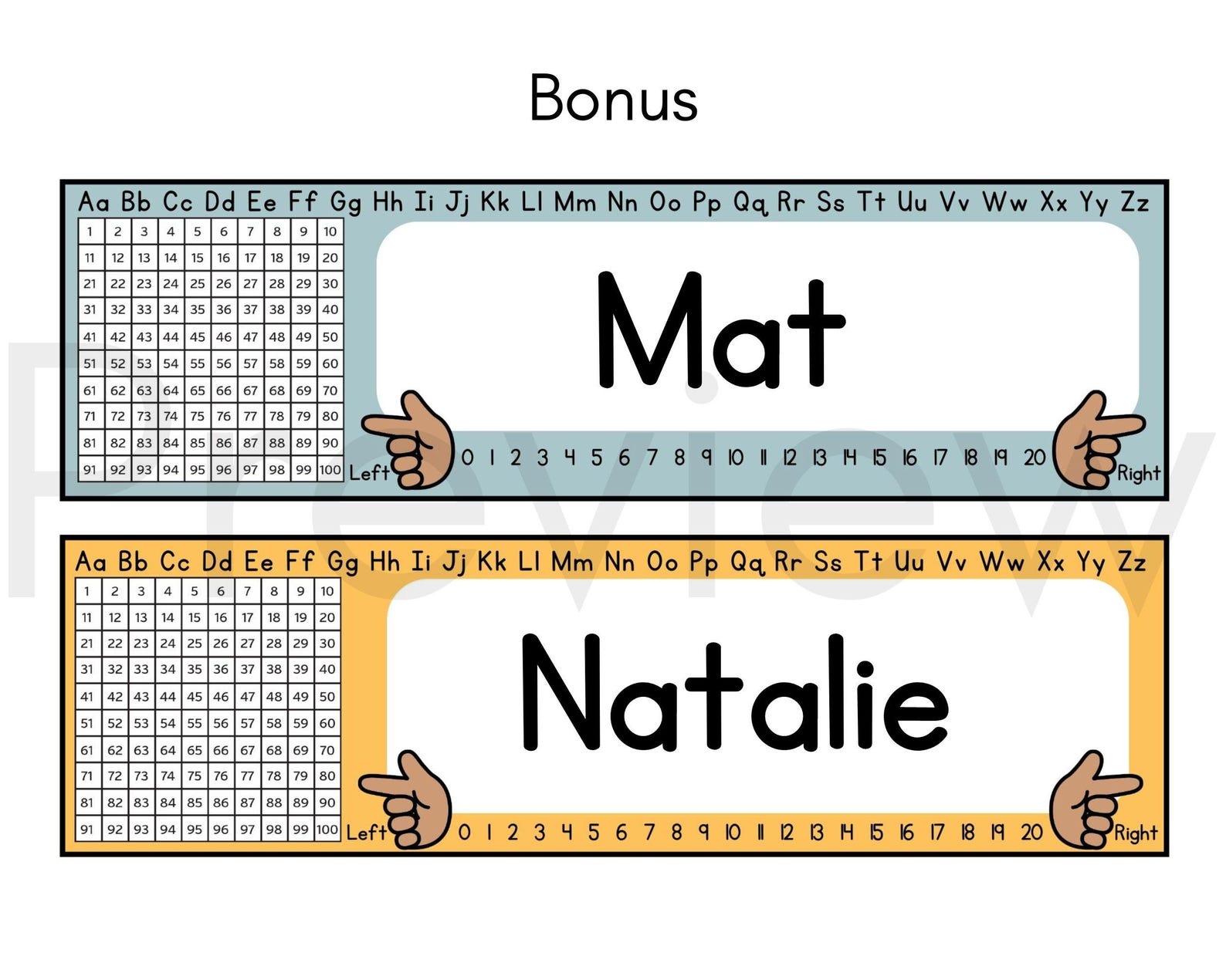 Busy Bees Desk Name Tags | Editable Classroom Labels for Student Desks ...