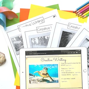 Printable Picture Writing Activity Summer Picture Prompts for ...