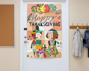 Collaborative Coloring Poster Art Project | Fall Bulletin Board Idea ...