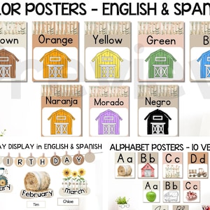 Calm Farm Editable Classroom Decor Bundle, Bulletin Board Ideas, Back ...