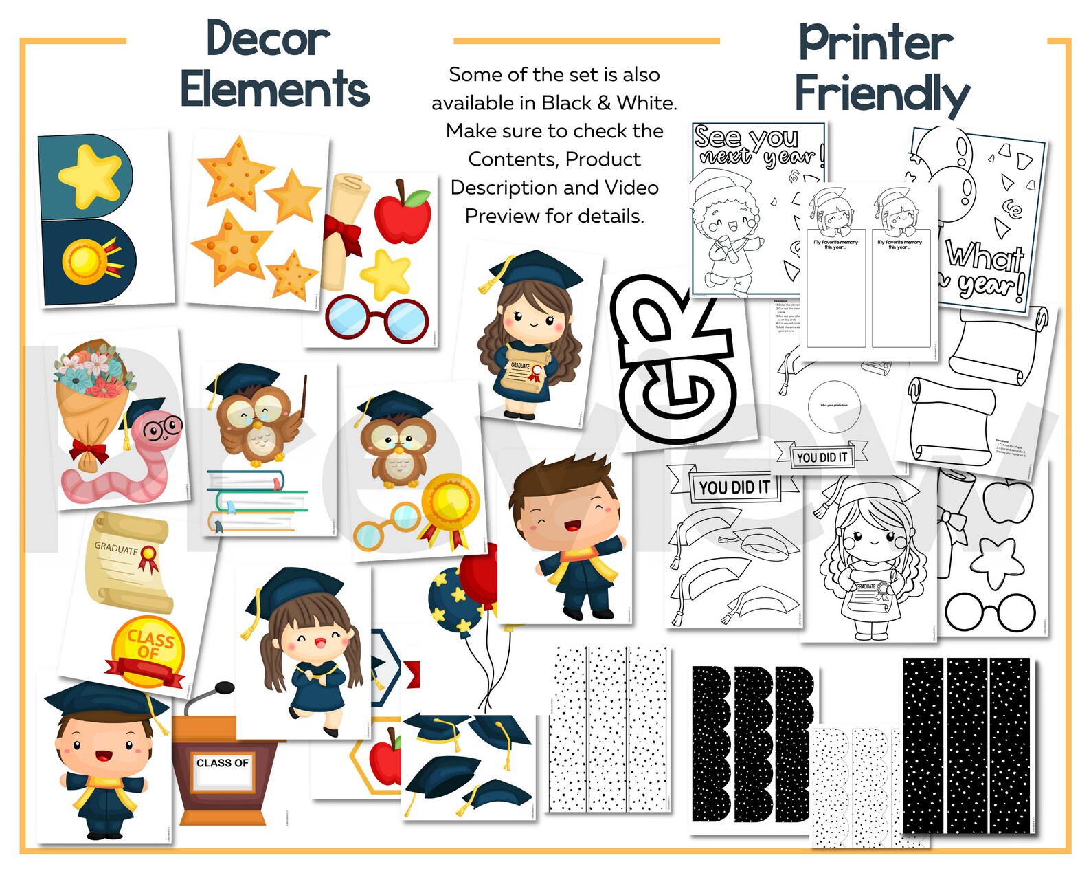 Graduation and End of Year Bulletin Board & Interactive Classroom Decor ...