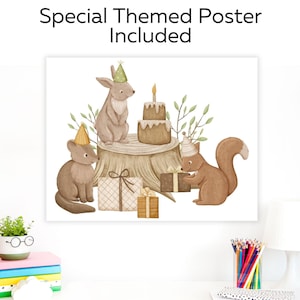 Woodland Birthday Display, Editable Birthday Bulletin Board & Classroom ...