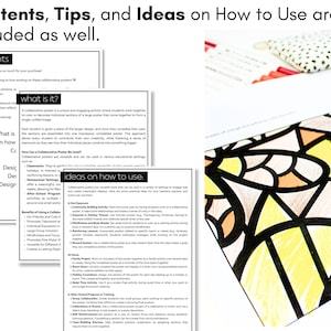 Pumpkin Collaborative Coloring Poster, Fall Art Project and Classroom ...