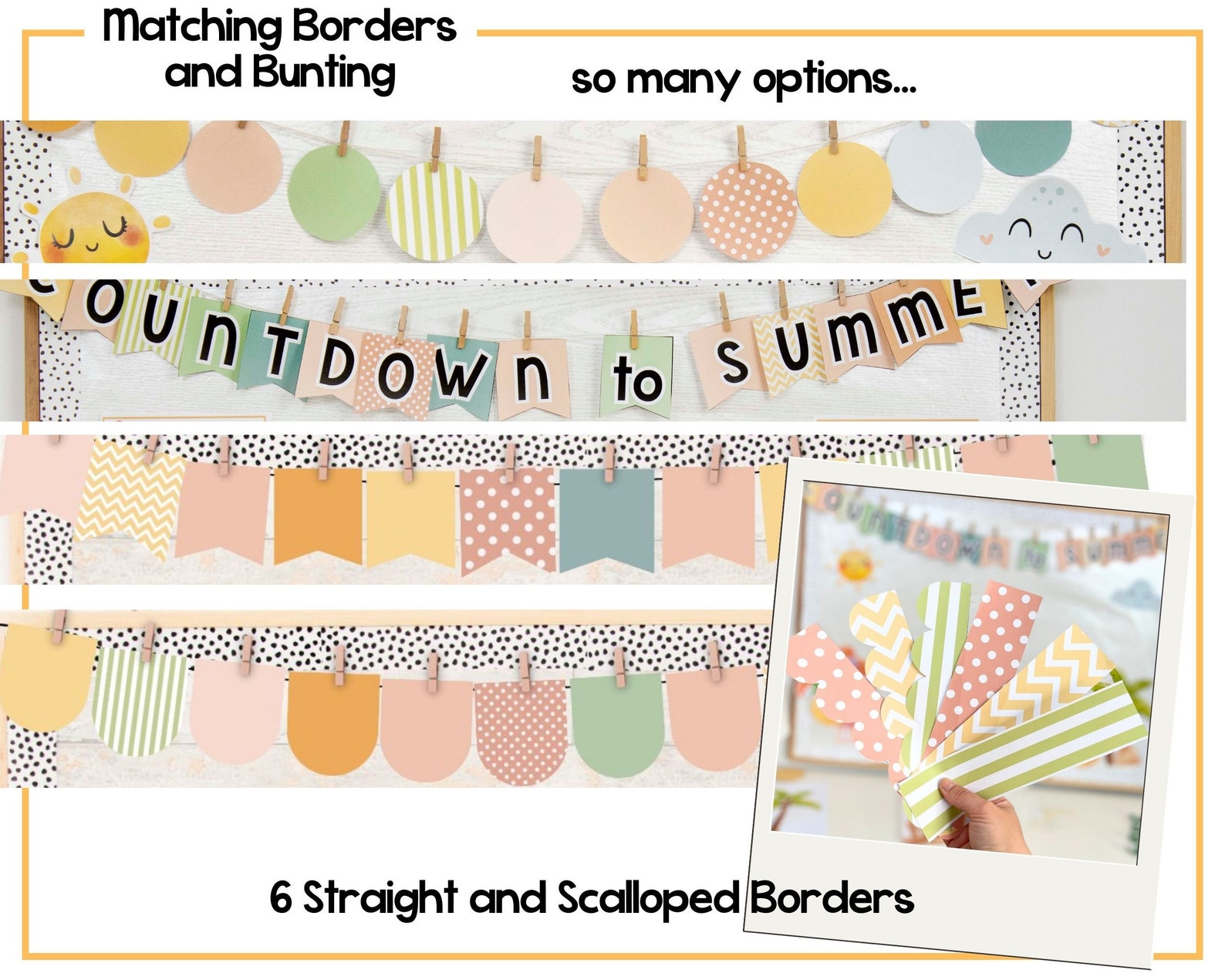 Countdown to Summer Classroom Decor Kit Summer Kids Watercolor Themed ...