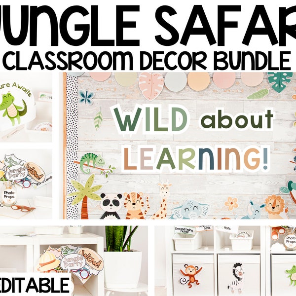 Safari Classroom - Etsy