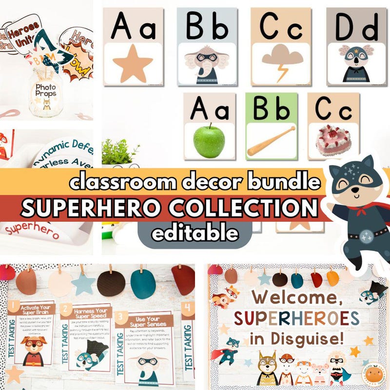Superhero Classroom - Etsy