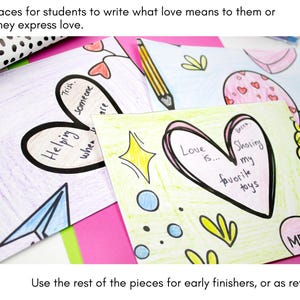 Valentine’s Day Collaborative Poster | “love Is…” Printable Coloring ...