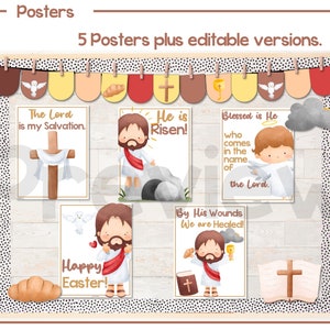 Christian Easter Bulletin Board & Interactive Classroom Decor ...