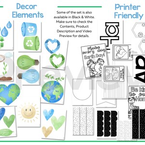 Earth Day Watercolor Bulletin Board – Classroom Decor With Editable ...
