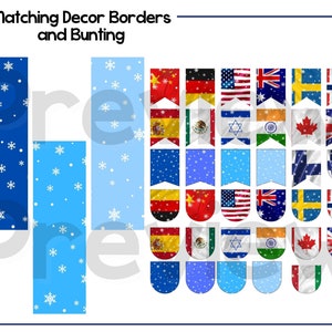 Christmas Around the World Bulletin Board & Classroom Decor Kit ...