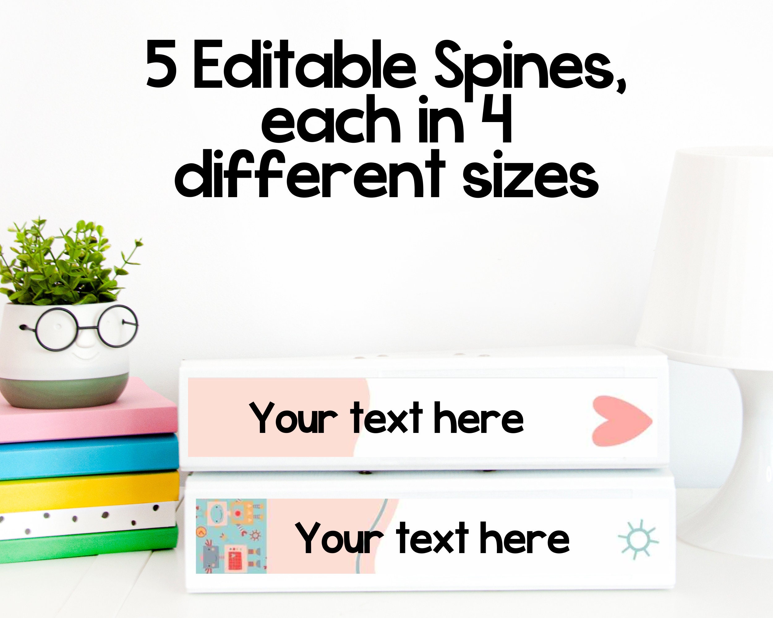 Editable Binder Covers Spines & Forms Robots and AI Themed - Etsy