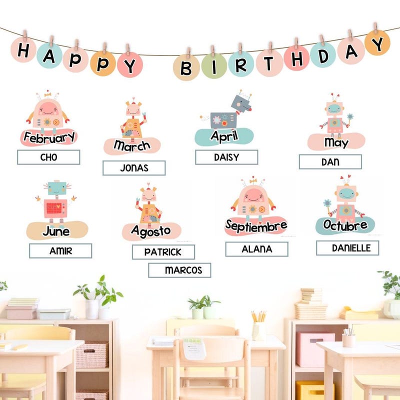 Classroom Birthday - Etsy