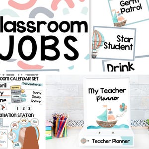 Travel Classroom Decor Bundle | Editable Bulletin Board, Meet the ...