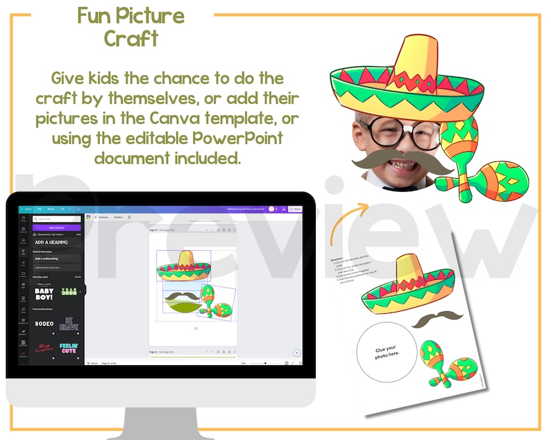 Cinco De Mayo Bulletin Board – Interactive Classroom Decor With ...