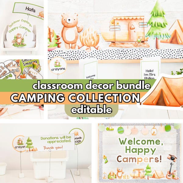 Camping Classroom - Etsy