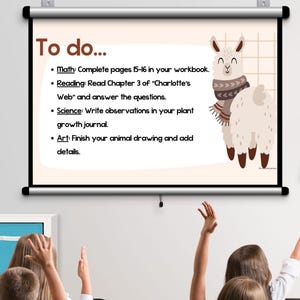 Winter Themed Daily Classroom Slide Templates With Timers, Centers ...