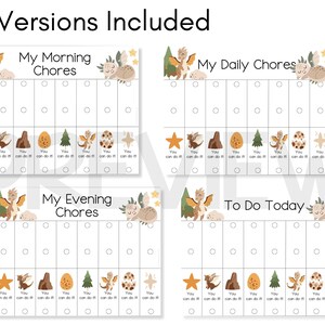 Printable Flip Routine Chart, Editable Morning, Evening, Bedtime Flip ...