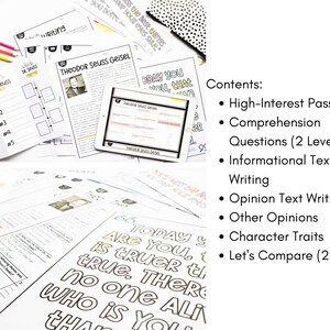 Printable Dr. Seuss Biography Pack - Reading, Comprehension Questions ...