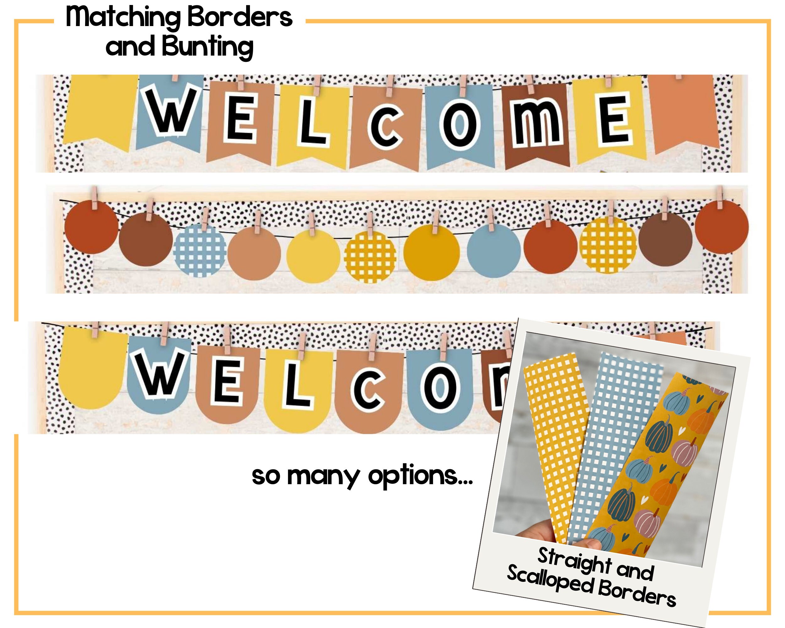 Halloween and Fall Pumpkin Patch Bulletin Board & Classroom Decor ...
