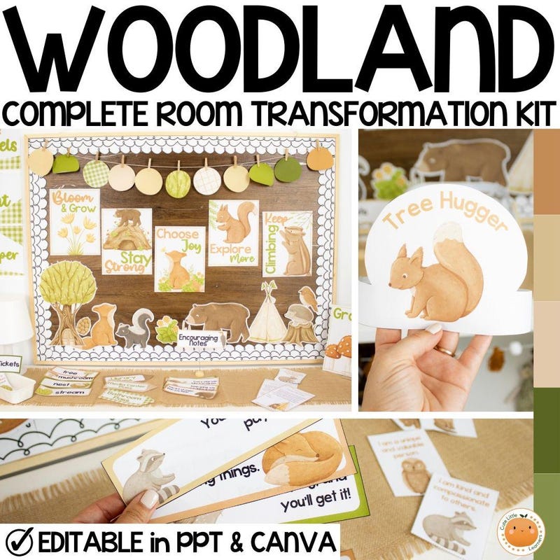 Woodland Friends - Etsy