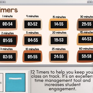 Winter Themed Daily Classroom Slide Templates With Timers - Etsy