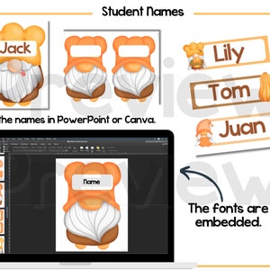 Thanksgiving Fun Gnome Bulletin Board & Classroom Decor + Editable ...