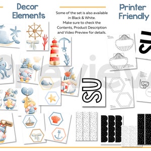 End of Year / Summer Fun Nautical Gnomes Bulletin Board & Classroom ...