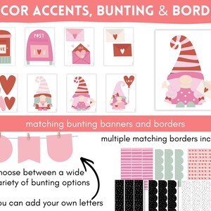 Valentine's Day Bulletin Board and Door Decor, Gnome Theme, Photo Craft ...