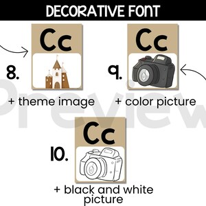 Fairytale Themed Alphabet Posters for Classroom Decor & Bulletin Board ...