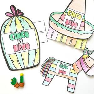 Cinco De Mayo Printable Shape Books for Learning Editable Version ...