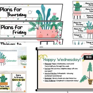 Urban Garden Editable Classroom Decor Bundle, Bulletin Boards, Back to ...