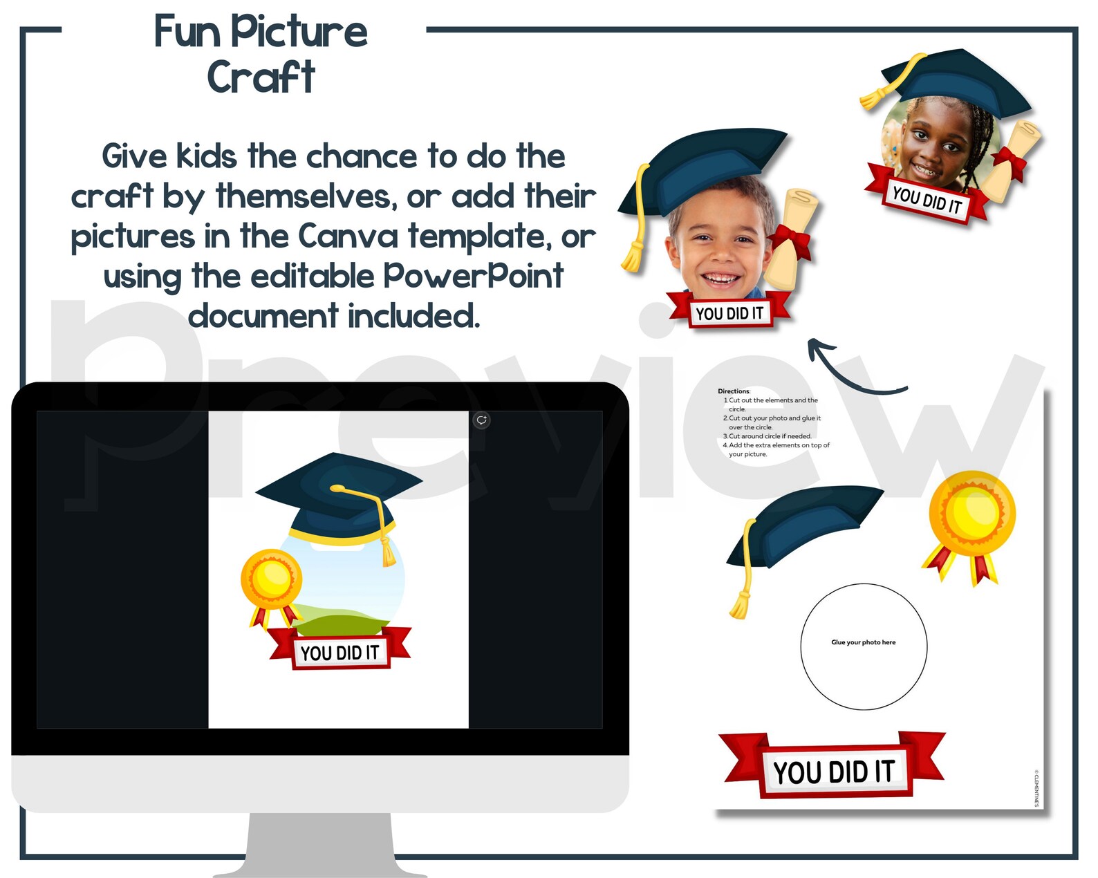 Graduation and End of Year Bulletin Board & Interactive Classroom Decor ...