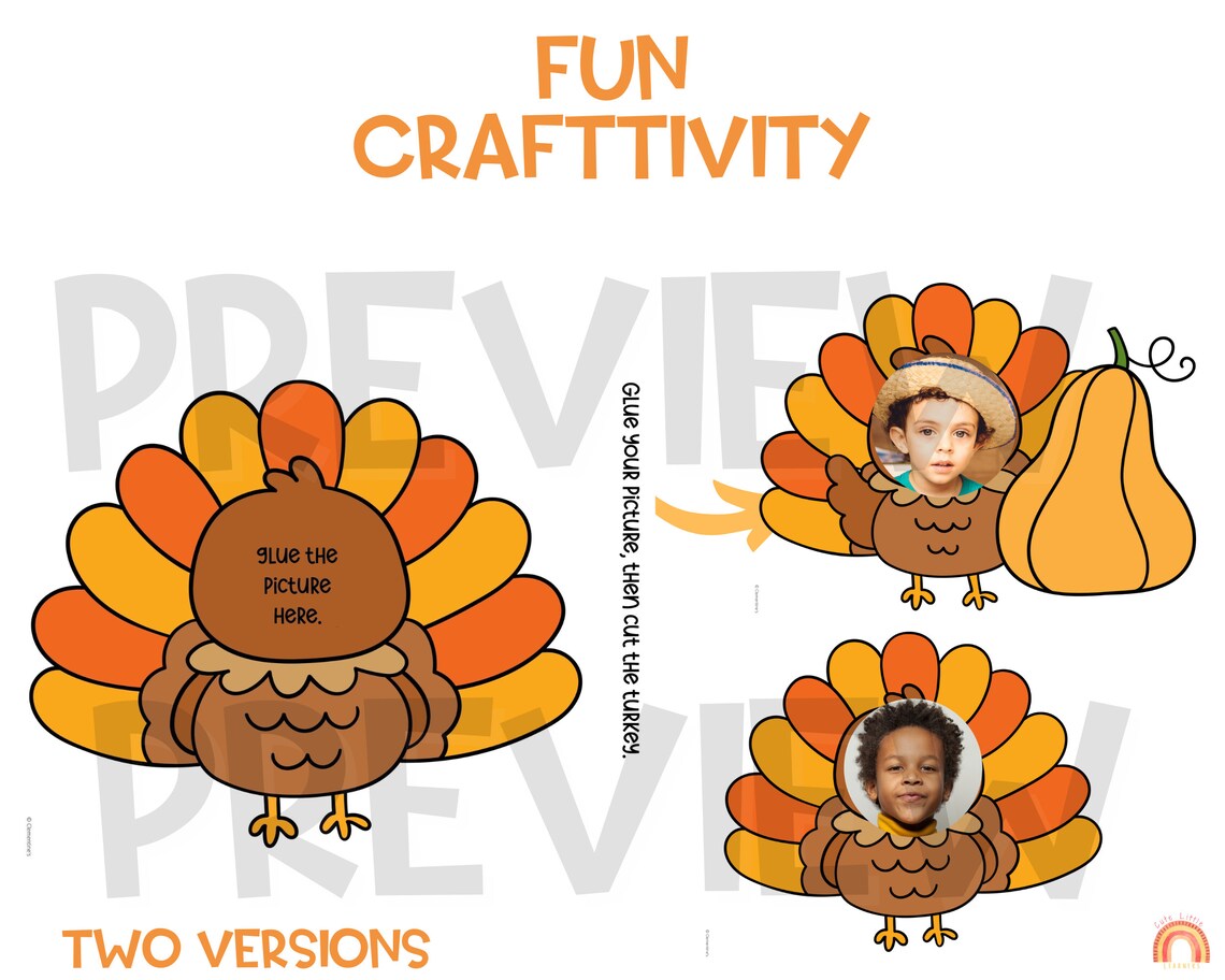 Thanksgiving Little Turkeys Bulletin Board & Classroom Decor - Etsy